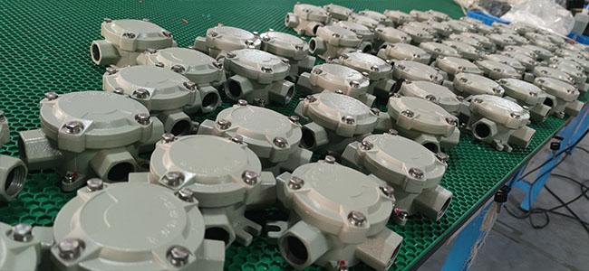 G3/4" 7 Hole Explosion Proof Junction Box Jbox Exd II C T6 Gb Ex-Mark