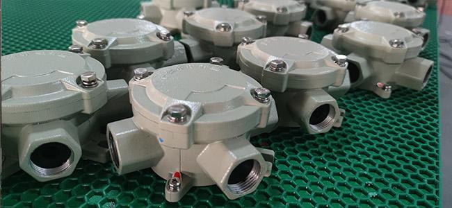 Lighting Explosion Proof Junction Box Exd II CT6 Gb DIP A21 IP68 T80°C