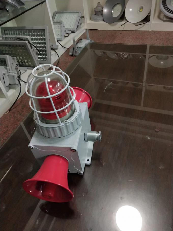 Explosion Proof Sound And Light Alarm Warning Light 20W 115/180DB