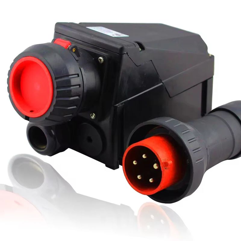 Flameproof Plug and Socket in Whole Plastic with Brass Core IP66