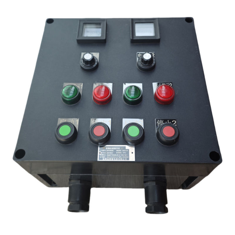 220V Explosion Proof Control Station ATEX Approved GRP Anti Corrsion ...