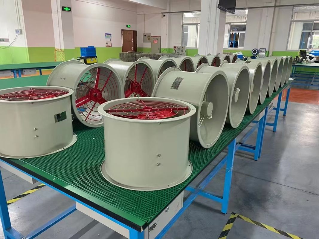 BAF Wall Pipe Mount Explosion Proof Axial Exhaust Fan IP54 Protection ...