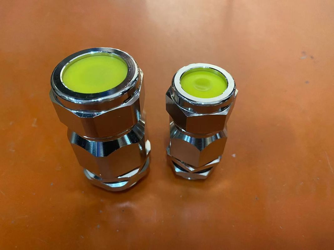 ATEX/IECEx Cable Gland for 10-14mm Cable Diameter IP68 Brass Single ...