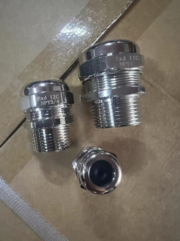 Zone 1 2 Ex Proof Cable Gland with ISO Metric Thread Standard Suitable ...