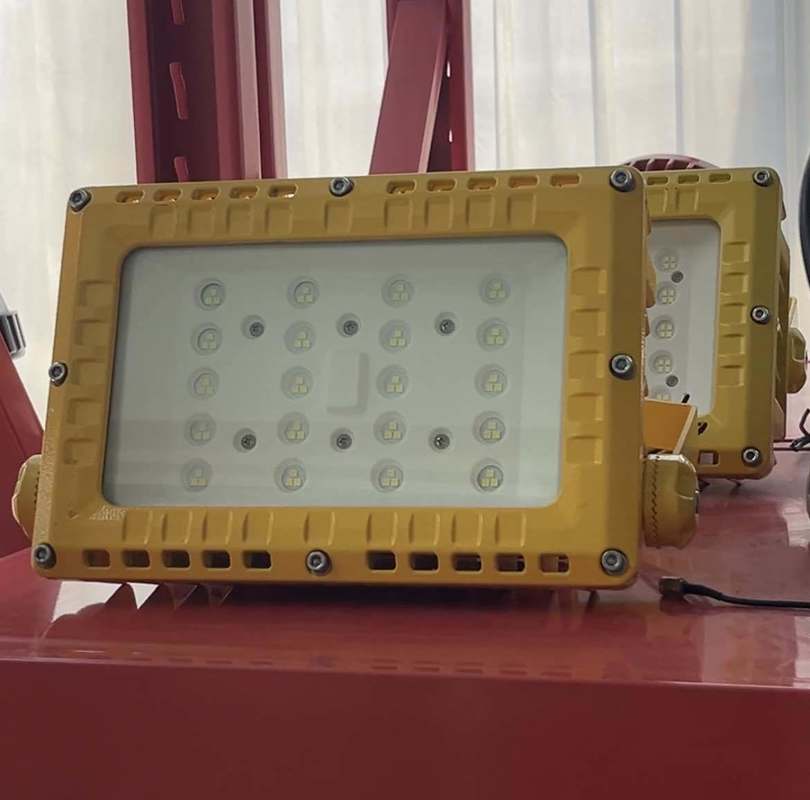 Zone 21 Explosion Proof LED Panel Light – Flameproof Emergency Lighting with Toughened Glass for ...