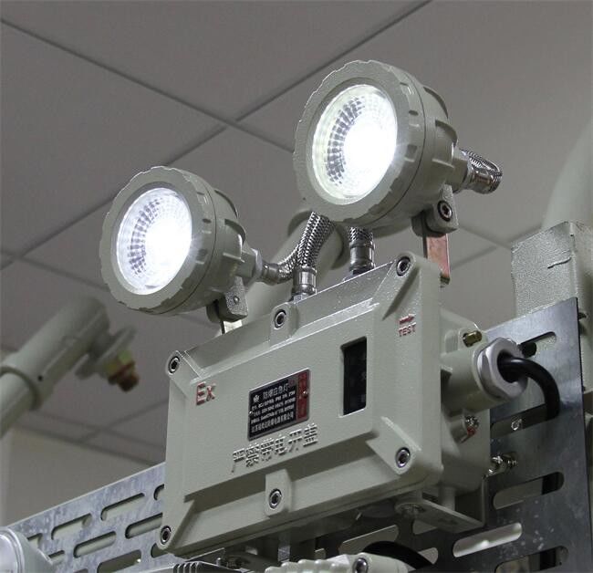 2*4.5w emergency double headlight wall Mounted ATEX led explosion-proof light emergency light in ...