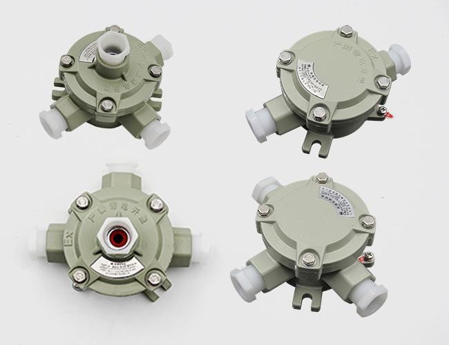 AC380V Flame Proof Junction Box Cable Terminal Box IP66 10A 220/380VAC
