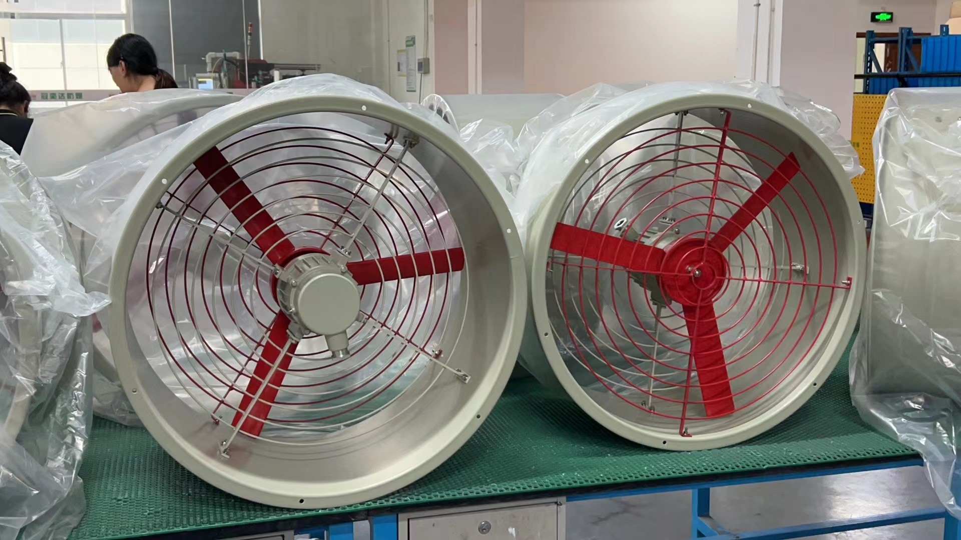 Explosion Proof Axial Exhaust Fan Approved By ATEX And CE For Hazardous Areas