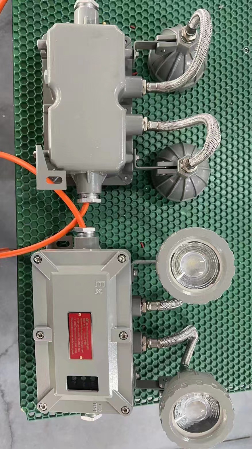 Wall Mounted 6W Twin Head LED Explosion Proof Emergency Light – ATEX ...