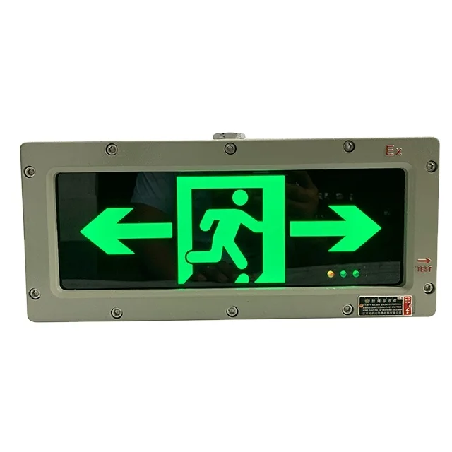 Factory Direct LED Exit Sign Explosion Proof Emergency Lights Mounted ...
