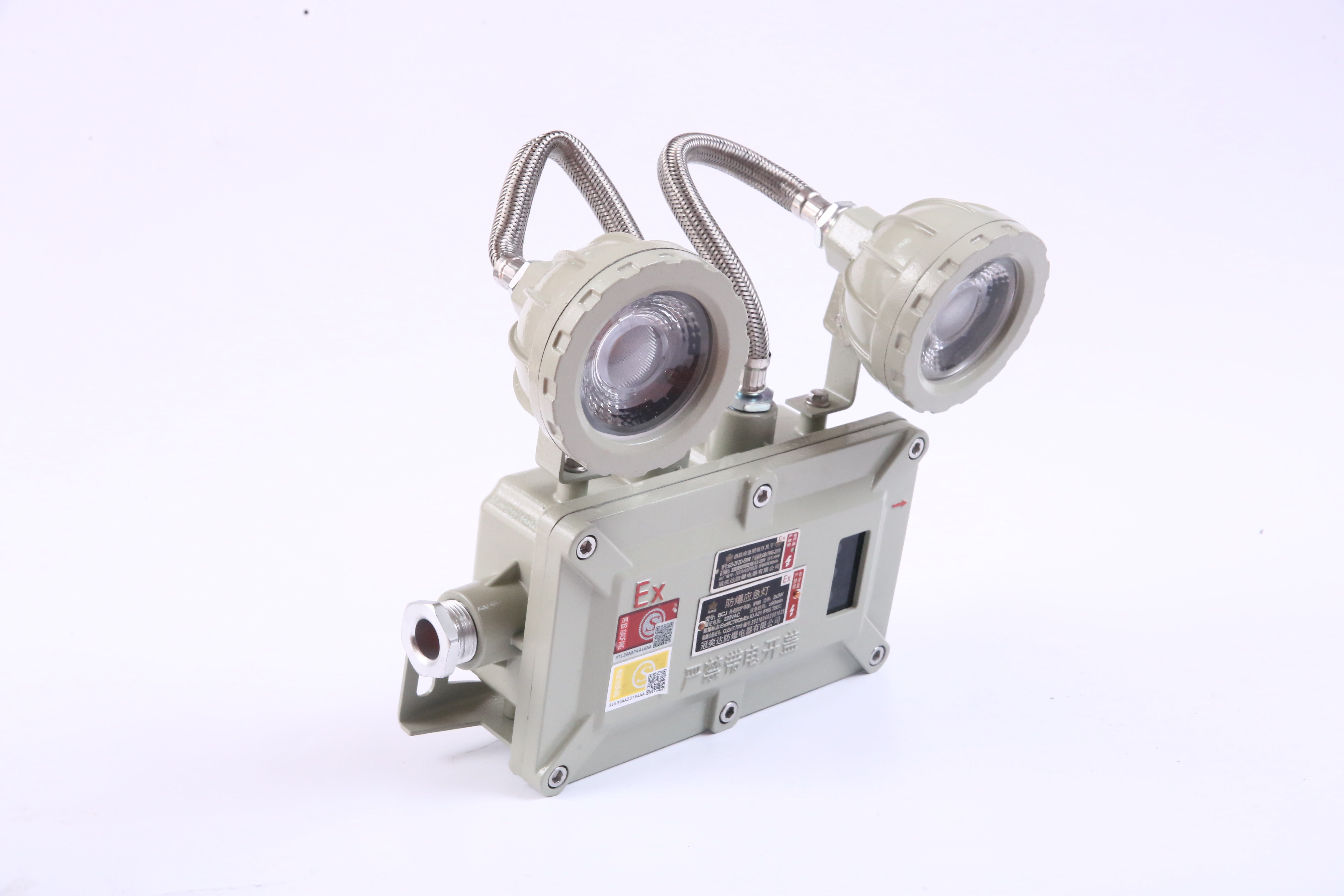 Flameproof Wall or Ceiling Emergency Light With 90/120/180mins 2*5w