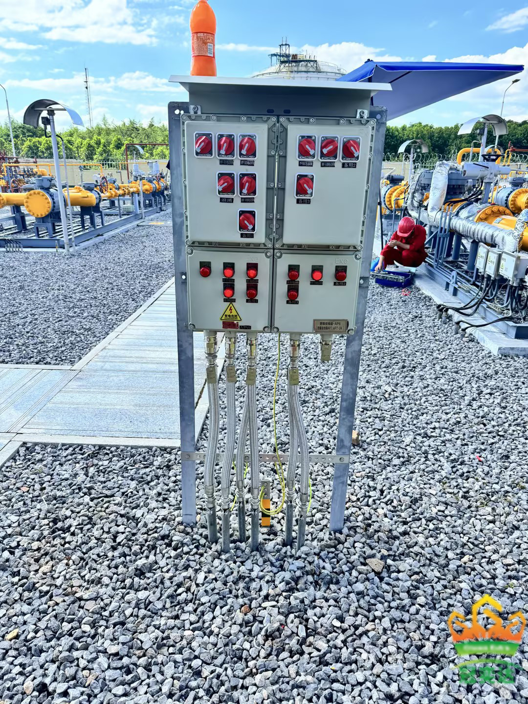 Outdoor Flameproof Control Panels With 2mm Powder Coated Surface Finish ...