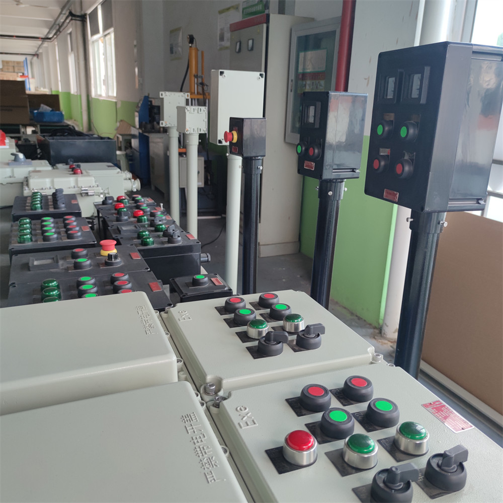 IP66 WF2 Explosion Proof Control Board Enclosure Powder Coated Wall ...