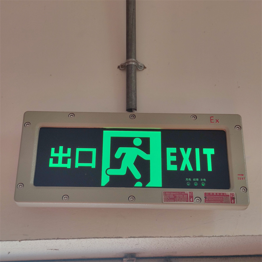 Industrial Grade Explosion Proof Twin Spot Emergency Light With Exit ...
