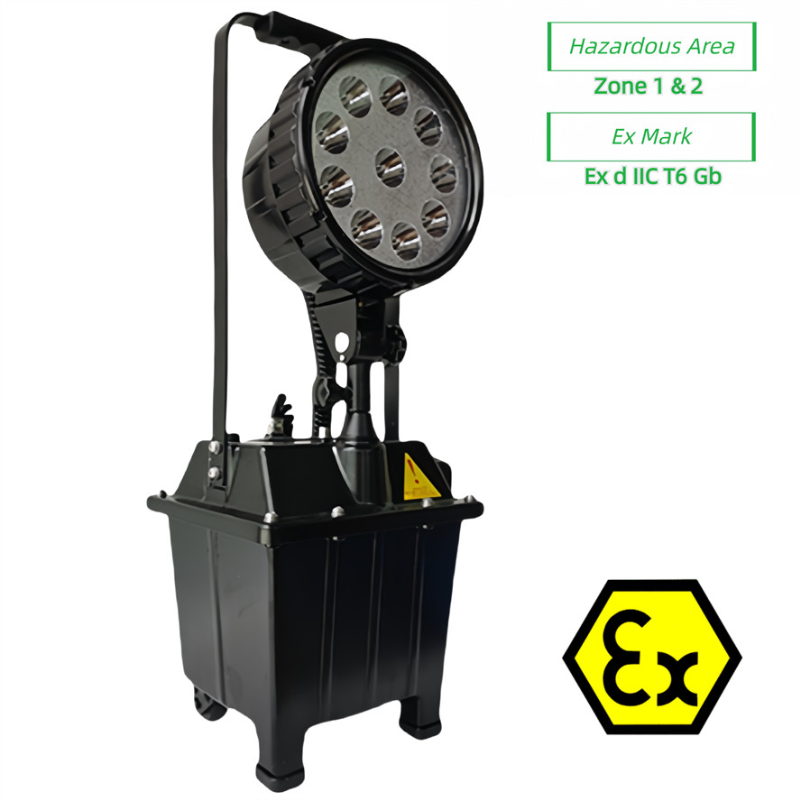 ATEX Approved Explosion Proof Equipment IP65 10X3W Customizable