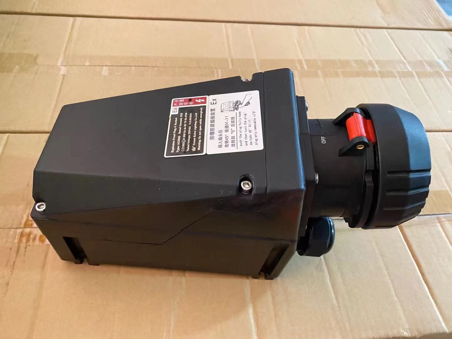 220/380VAC Industrial Explosion Proof Plug IP66 Corrosion Proof