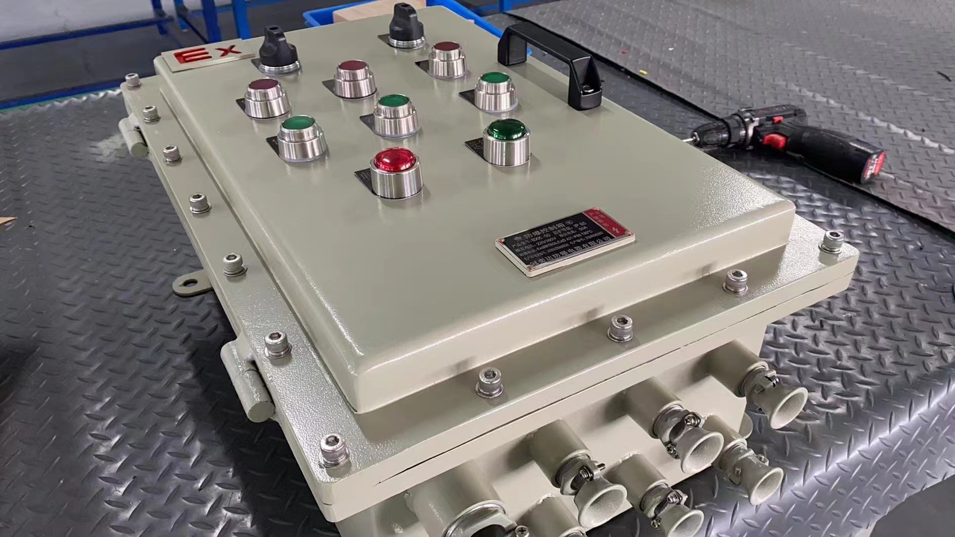 ATEX Certified Control Panel with Aluminum/Stainless Steel Enclosure