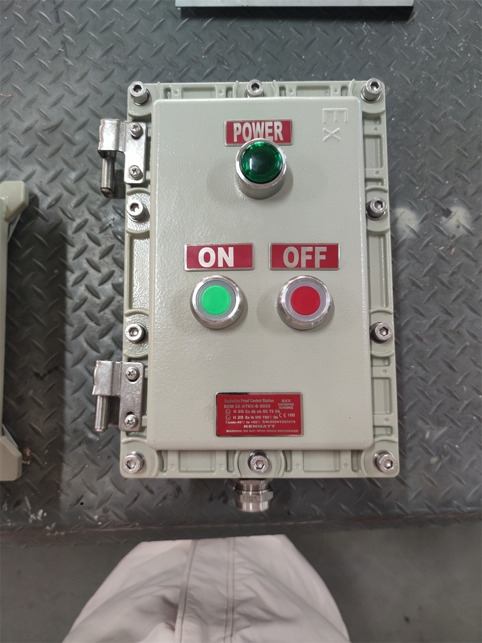 10A Exd Explosion Proof Control Sation ATEX Rated Marine Grade Aluminum ...