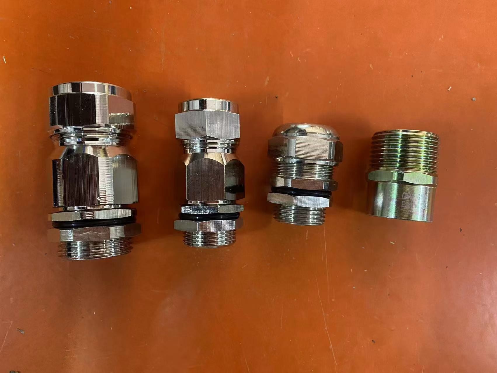 ATEX / Ex Proof Cable Gland with Silver Surface for 6-12mm Cables