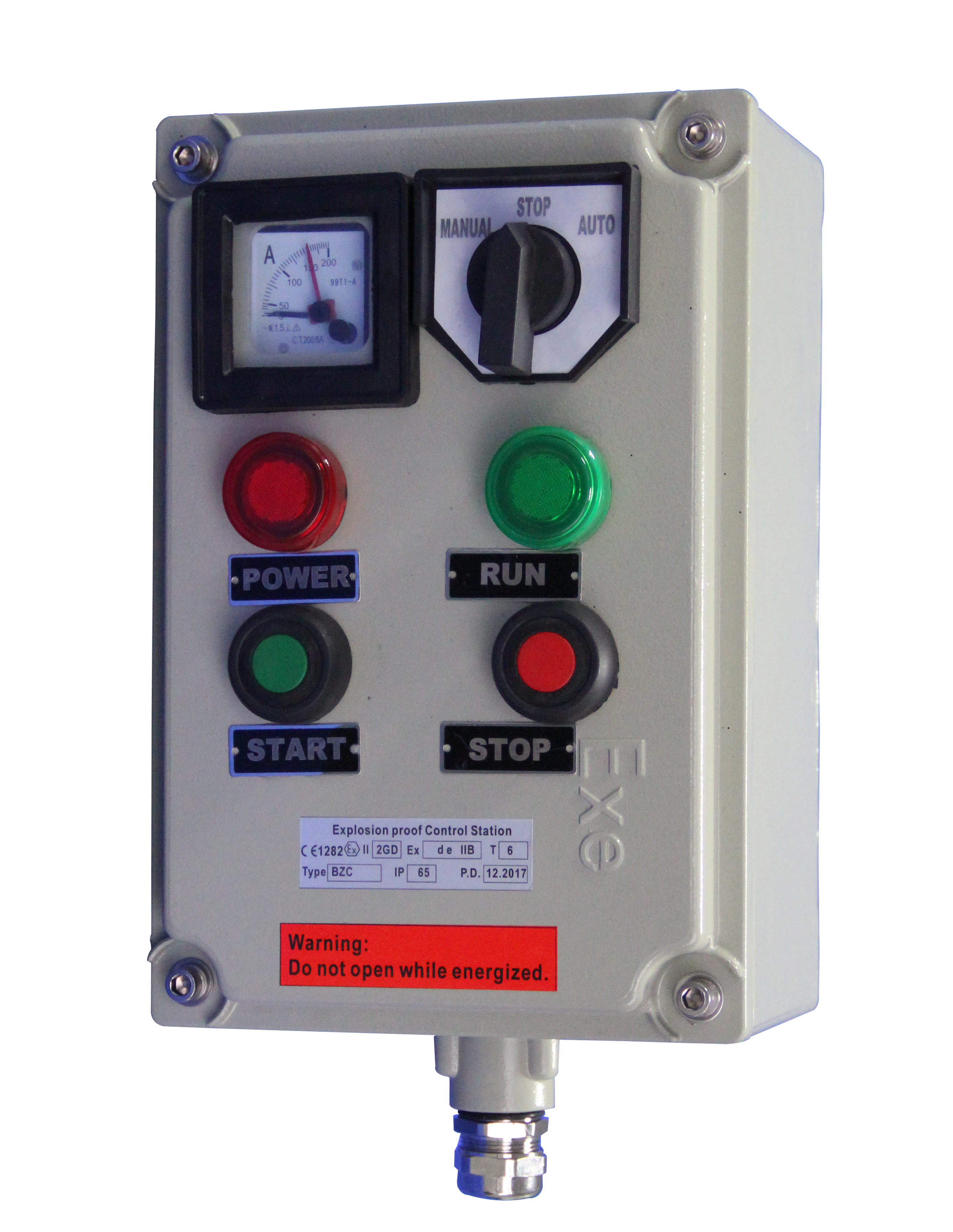 Explosion Proof Electrical Control Panel ATEX IECEx 380V Flameproof ...