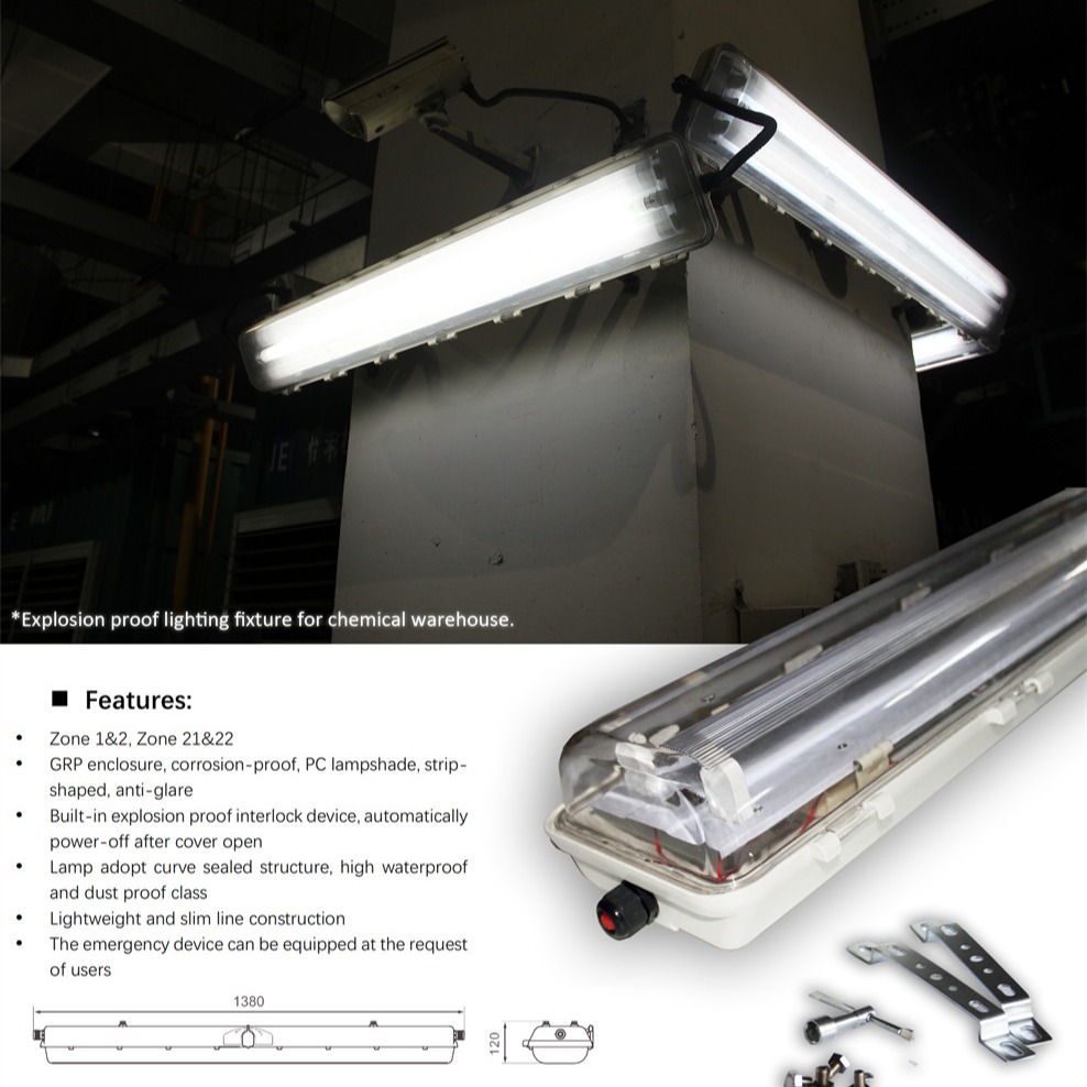 ATEX & IECEx Certified Explosion Proof Fluorescent Light | IP66 ...
