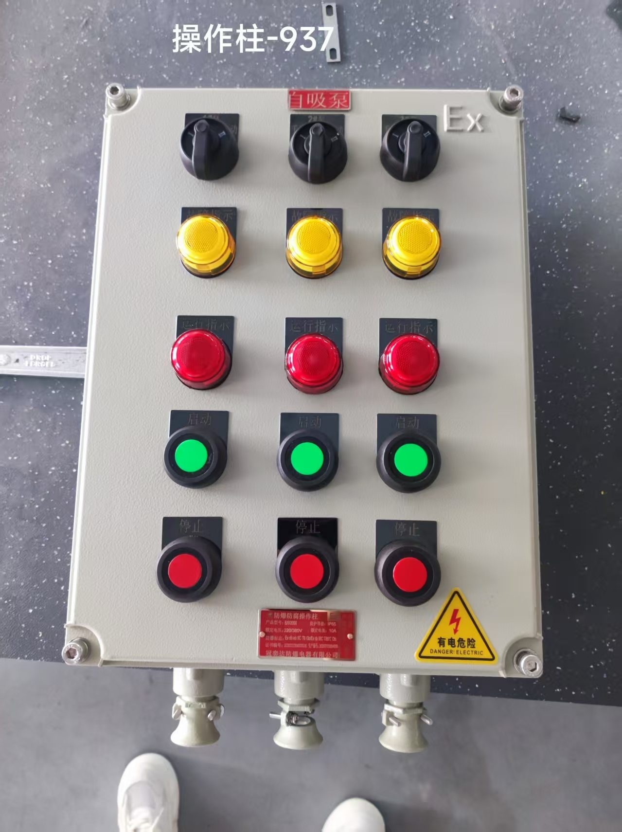 Explosion Proof Power Distribution Panel | Starter Pump Panelboard for ...