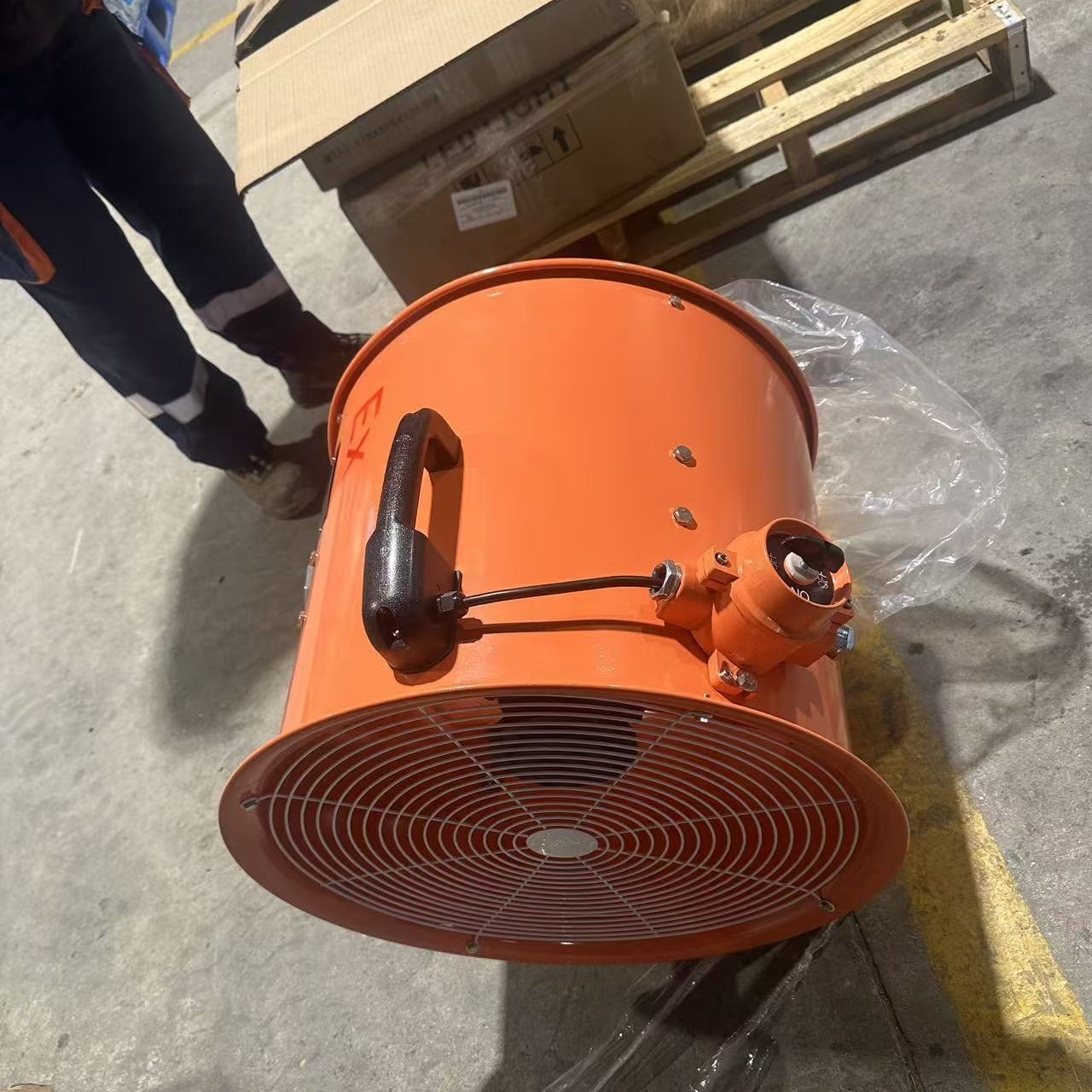 ATEX Explosion Proof Portable Axial Fan Blower with Hose