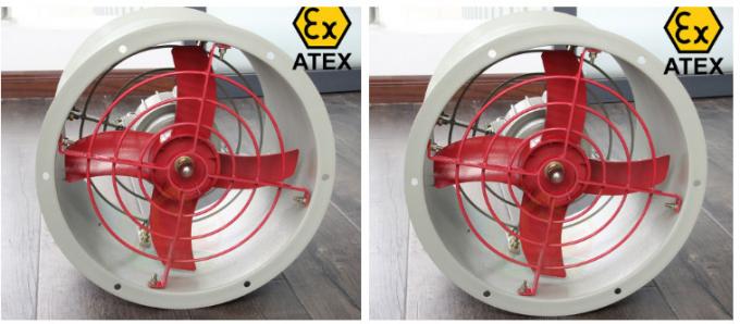Spark Proof Mounted Explosion Proof Exhaust Fan Class 1 Div 2 Enclosure Fan High Flow Rate